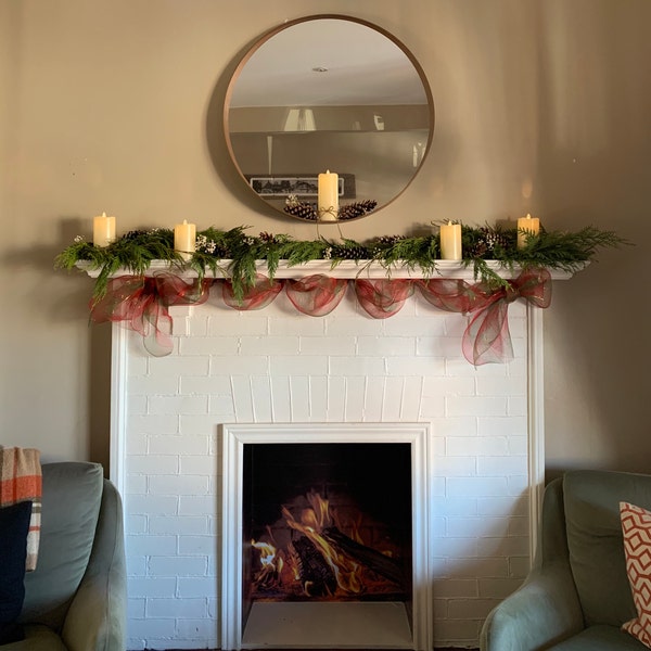 Fireplace Wall Sticker, Wall Mural, Wall Covering, Wall Decal, Wall Art ...