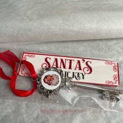 Christmas Santa Key Sublimation Blanks 10 Pack Santa Key Christmas ...