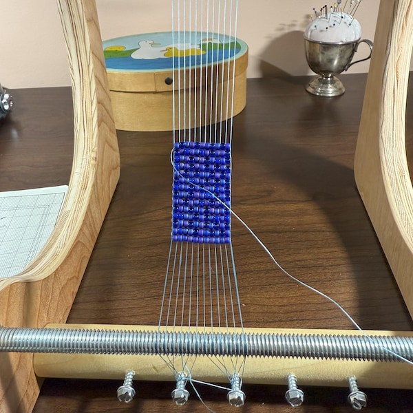 Original Upright Wood Bead Loom Kit - Etsy
