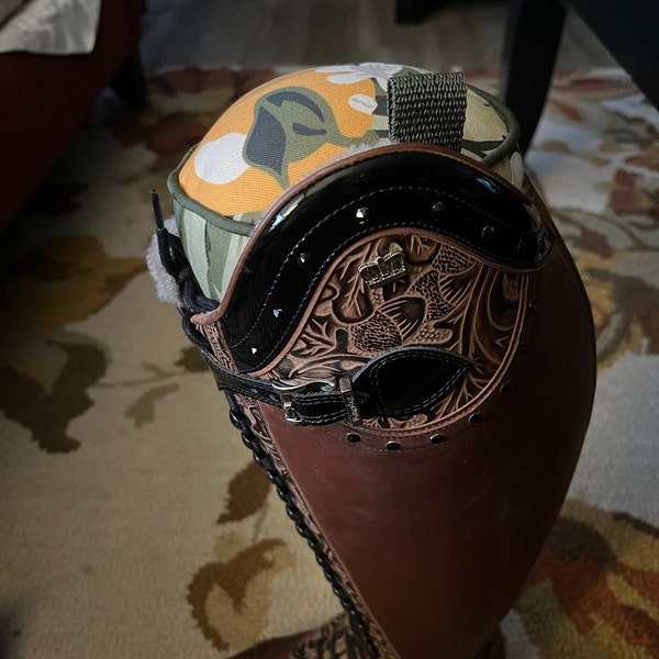 Custom Boot Bag - Green Lemons and Bees Floral - Etsy