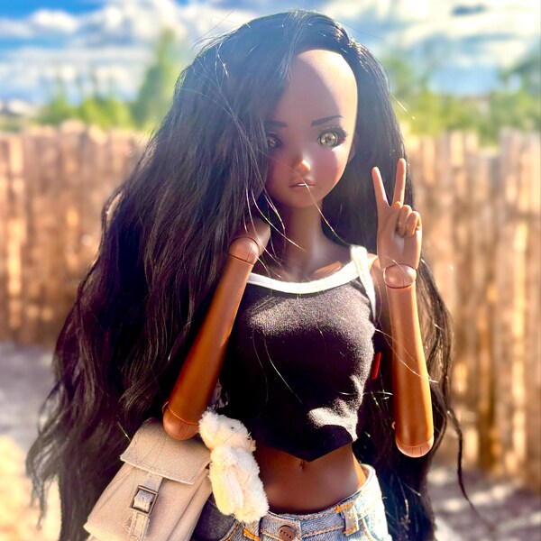 Zazou Custom Doll WIG for Smart Dolls- Heat Safe - Tangle Resistant- 8. ...