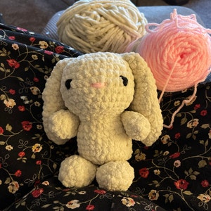 Bunny Rabbit Peaceful Plushies Crochet Pdf Crochet Pattern Amigurumi ...