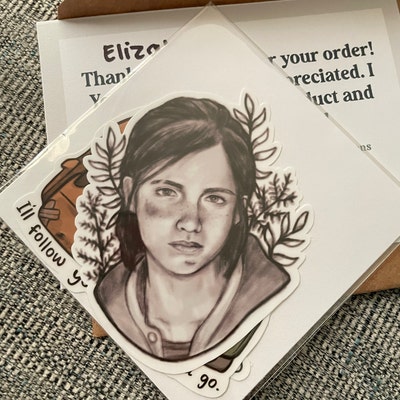 The Last of Us Sticker Ellie With Giraffe TLOU Sticker - Etsy