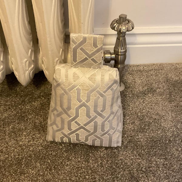 DOOR STOPS 100% Wool Tweed Fabulous Quality Vibrant Rainbow Stripes ...