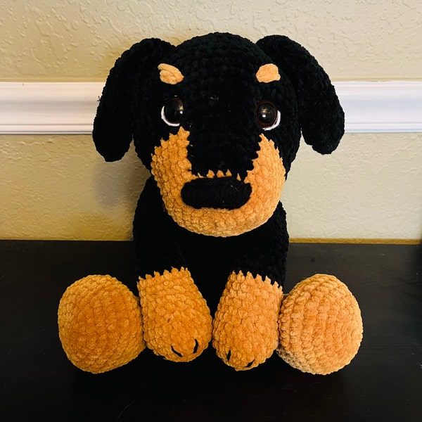 Rottweiler, Rottweiler Crochet Pattern, Crochet Pattern, Crochet ...