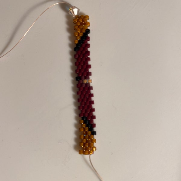 Eye of Horus Peyote Bead Pattern, Bracelet Cuff, Bookmark, Seed Beading ...