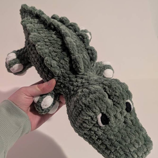 No Sew Alligator Crochet Pattern Crocodile Amigurumi Pattern DIY ...