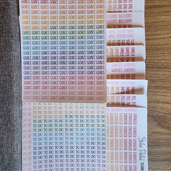 To Do Planner Sticker to Do Script Sticker to Do Word Sticker to Do ...