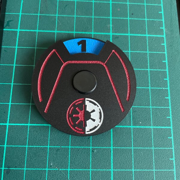 Magnetic Acrylic Round Counter Dial for SW Armada - Admiral Tater - Etsy