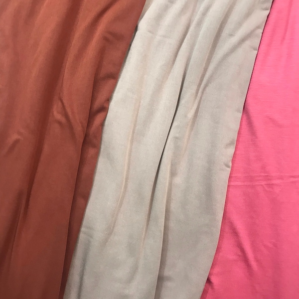 Interlock Fabric Lightweight Polyester Knit Lining Stretch 60'' Wide - Etsy