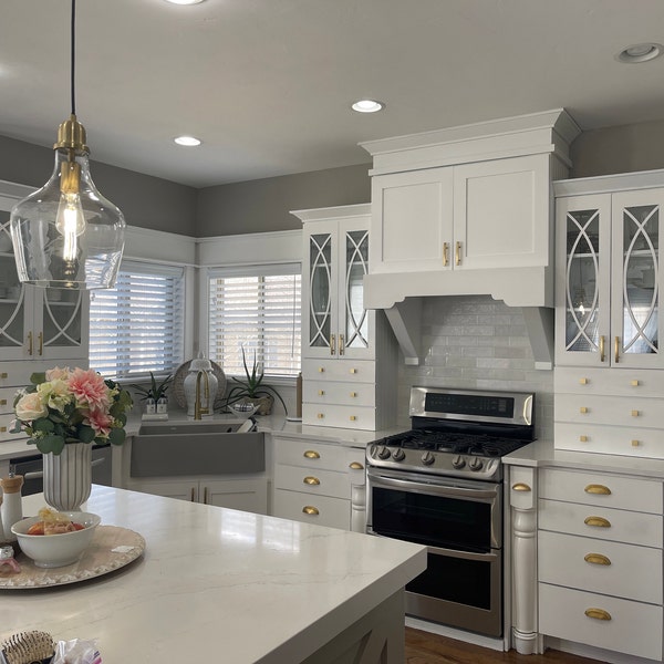 KITCHEN GRID INSERTS - Drop in Cabinet Doors - up to 16"w X 32"h ...