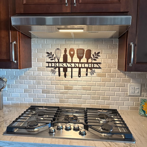 Kitchen Sign, Custom Metal Sign, Kitchen Decor, Metal Kitchen Sign ...