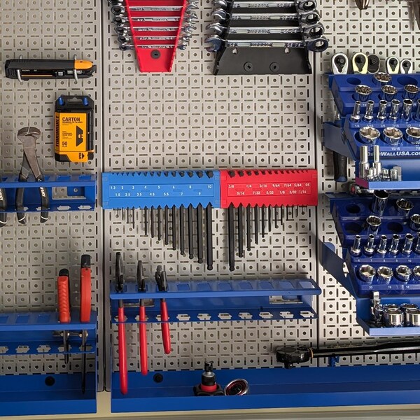 Allen Key / Allen Wrench Wall Mount Storage Organizer / Holder Metric 1 ...