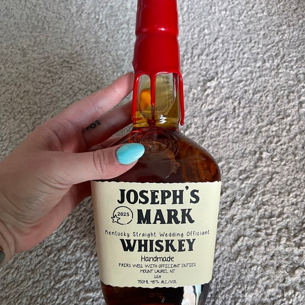 Buchanan Custom Whiskey Sticker Label, Buchanan Scotch Whiskey Birthday ...