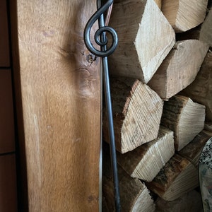 Treble Clef Letter Opener Blacksmith Hand Forged - Etsy