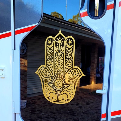 Hamsa Hand Wall Decals Yoga Wall Decal, Mandala Decals, Buddha Wall ...