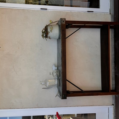 Reclaimed Teak Wood Bench Tapper Leg Bench Natural Finish Kitchen and ...