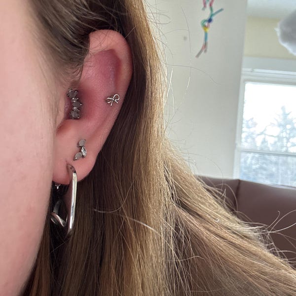 16g Cross Medusa Piercing • Medieval Cross Lippy Loop Labret Lip Ring ...