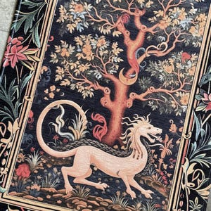 Dark Floral Cottagecore Rug Bohemian Aesthetic Living Room Home Decor ...