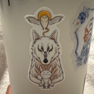 Loth Wolf Loth Cat Morai Vinyl Sticker Waterproof/decal/glossy - Etsy