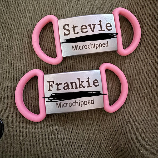 Silicone Pet Tag, Silent ID Tag for Dogs, Silent Pet Tag for Cats ...