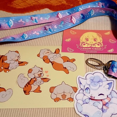 Alolan Vulpix Vinyl Sticker - Etsy