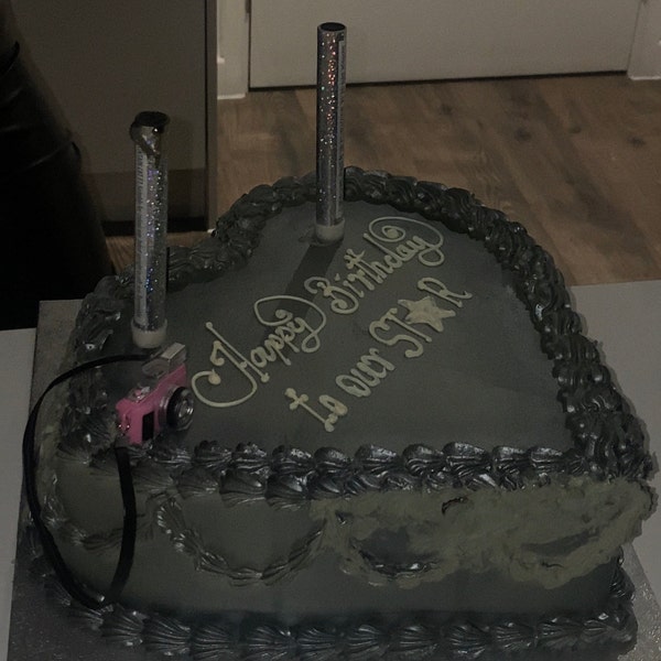 Pink Novelty Flashing Miniature Camera Cake Topper Decoration It ...