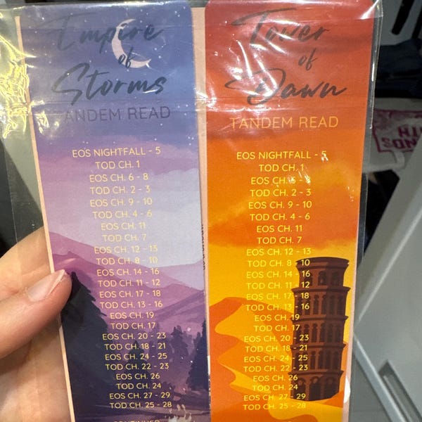 Throne of Glass Tandem Read Bookmarks | Empire of Storms & Tower of ...