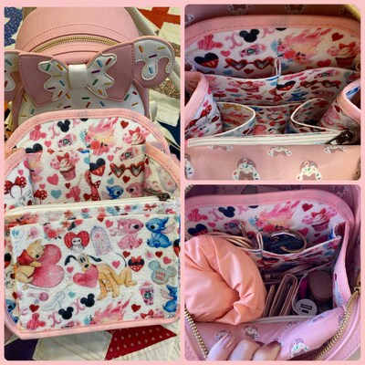 Mini Backpack Organizer Transferable Insert for Loungefly - Etsy