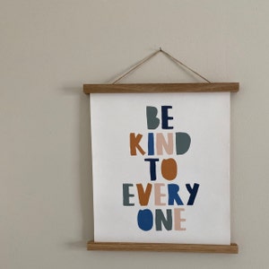 Be Kind To Everyone Poster Print Kids Room Decor Playroom | Etsy