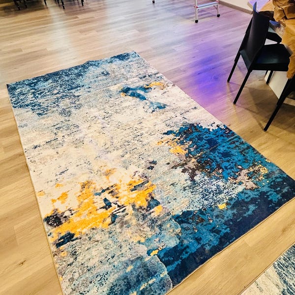 Morris Art Blue Historical Area Rug - William Lush Foliage Intricate ...