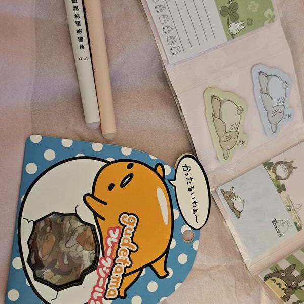 My Neighbour Totoro Memo Pad Sticky Notes, Japanese Kawaii Stationery ...