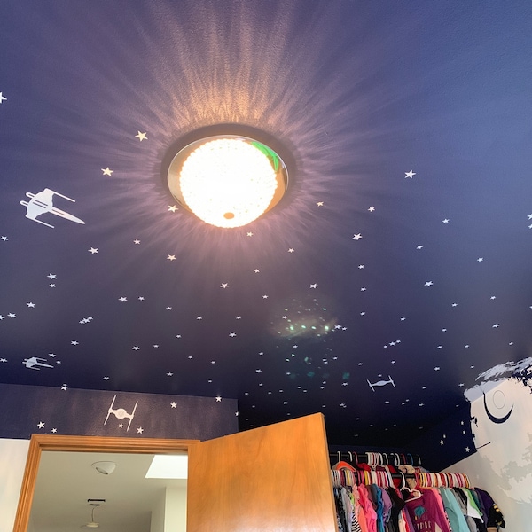 Star Wall Decal Set, Kid Wall Decals, Ceiling Decals, Nursery Ceiling ...