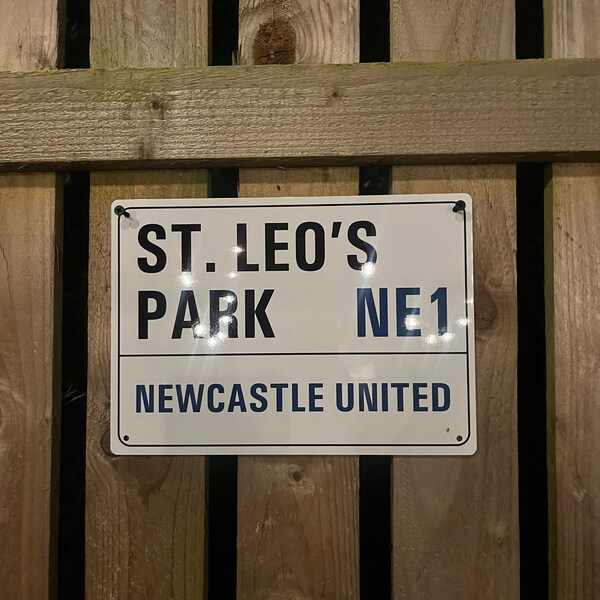 Personalised Football Stadium Sign, Add Your Favourite Team, Wall Decor ...