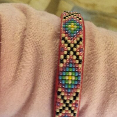 Diamond Pattern With Fox Bracelet - Etsy