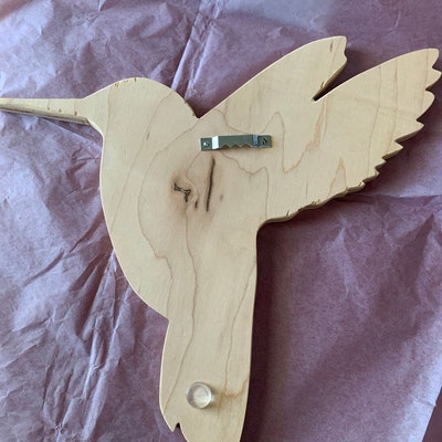 Hummingbird Wood Wall Art, Western Decor Wall Hanging, Woodland Nursery ...