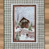 35 Digital Fabric Panel David Textiles Christmas Midnight Meeting Santa ...