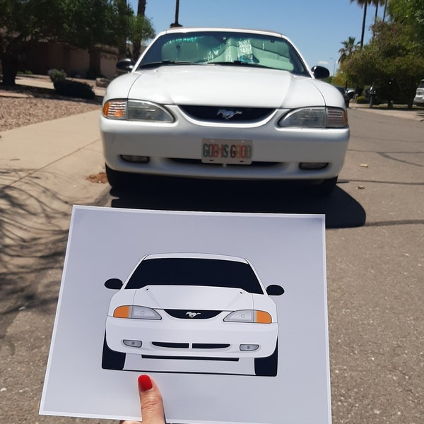 Car Nursery ABC Alphabet Car Poster Print Wall Art for Babies and Kids ...