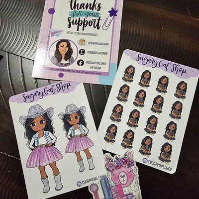 Miss Lady D Movie Theater Sticker Sheet - Etsy