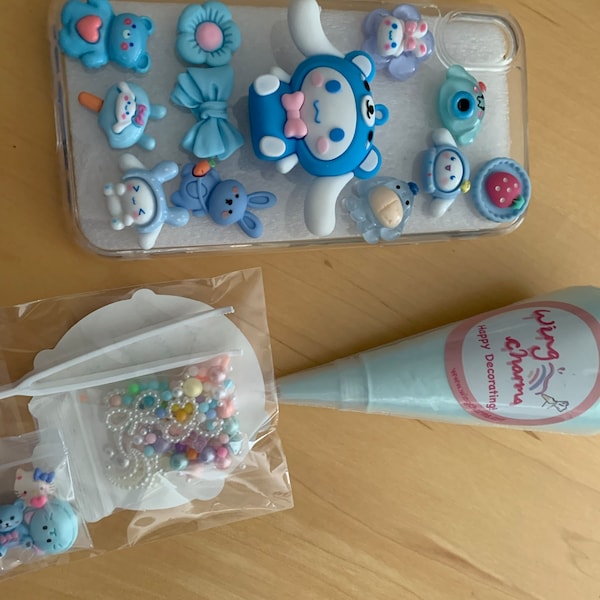 Decoden Cream Glue and Charms Kit ,decoden Kits for Beginners, Decoden ...