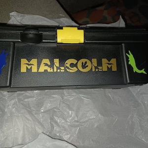 Personalized Dinosaur Toolbox for Kids, 12x4.5x4 In. Fun Dino Design ...
