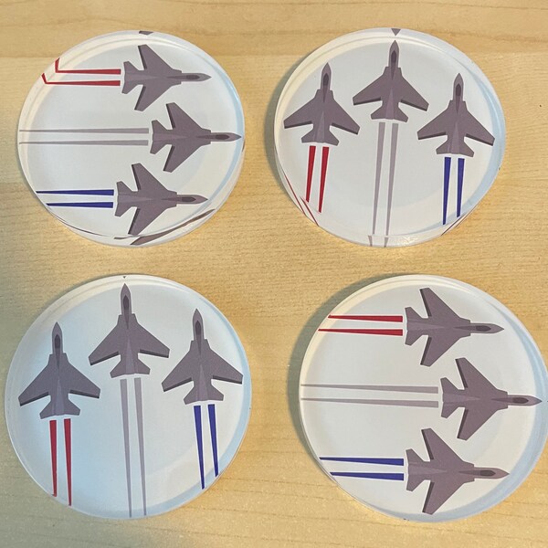 Custom Color Glass Coasters Set of 4 Personalized With Your Photo, Logo ...