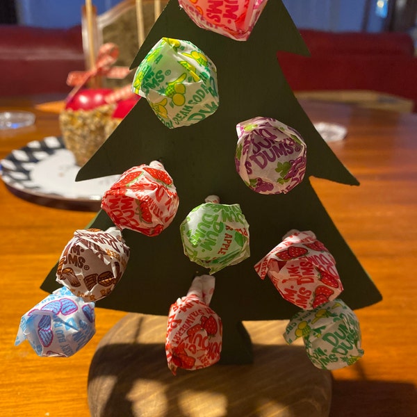 Green Christmas Tree Sucker Holder, Christmas Sucker Holder, Christmas ...