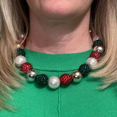 Red Heart Rhinestone Locket Necklace / Red Heart Rhinestone / Red Heart ...