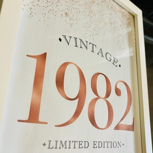 Rose Gold Decorations 40th Birthday Printable, 40 Birthday Signs for ...