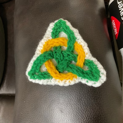 Celtic Garland, Christmas Garland, Crochet Garland, Crochet Christmas ...