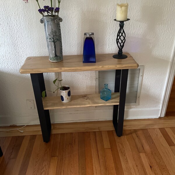 Entryway Table Console With Distressed Wood, Entryway Table, Entryway ...