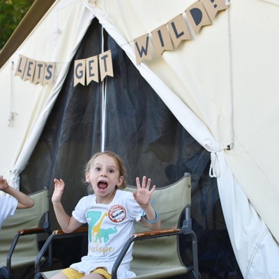 Let's Get Wild Banner Safari Party Banner Safari Party Decorations ...