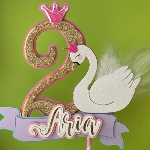 Beautiful Swan, Swan Princess SVG, Cute Swan, Kids Decor, Instant ...