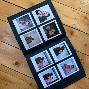 Linen Eco Square Leporello Accordion Photo Album for Instax / Polaroid ...